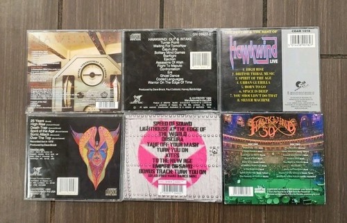 Hawkwind / Hawklords CD lot of 30 Space Ritual Psychedelic Warlords ...
