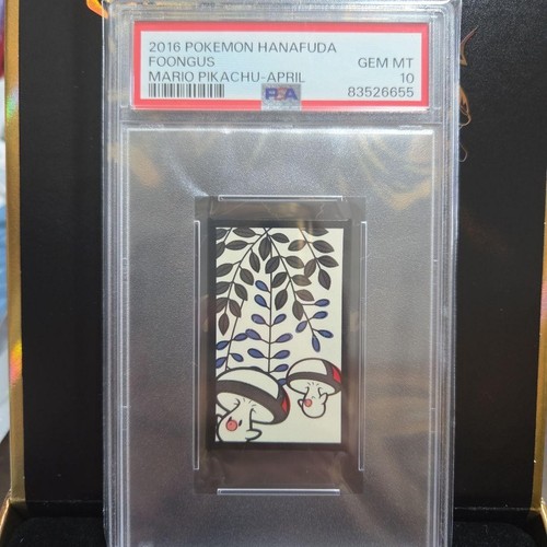 Pokémon 2016 Hana Fuda Foongus Card GEM MT 10 Rare Collectible Japan | eBay
