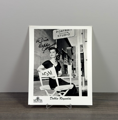 Vintage 1953 Autographed DEBBIE REYNOLDS PRESS PHOTO MOVIE ACTRESS MGM ...