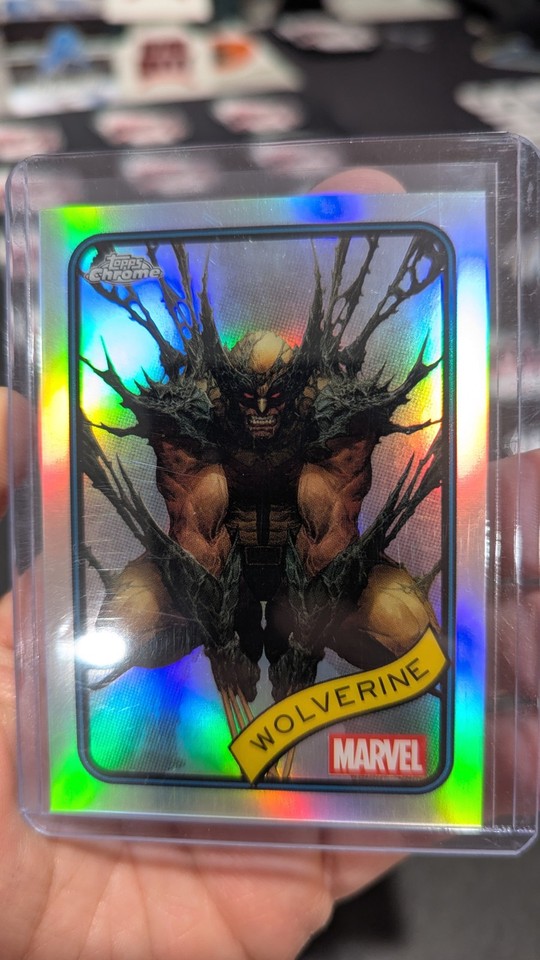 Venom Wolverine Captain America 2025 Topps Chrome Marvel Refractor 5 ...