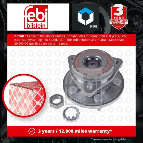 Wheel Bearing Kit Front Left or Right 173060 Febi 53007449 53007449S1 ...