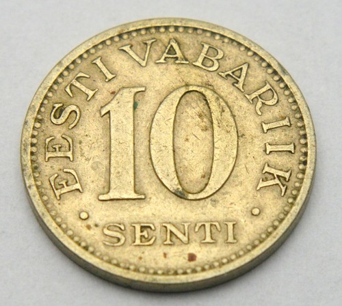 ESTONIA 10 SENTI 1931 OLD COIN | eBay