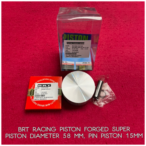 BRT RACING SUPER PISTON FORGED KIT PISTON 58 MM PIN 15 MM UNIVERSAL ...