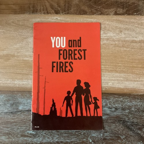 YOU and FOREST FIRES Smokey The Bear 1972 VTG Saftey Guide Book US Dept ...