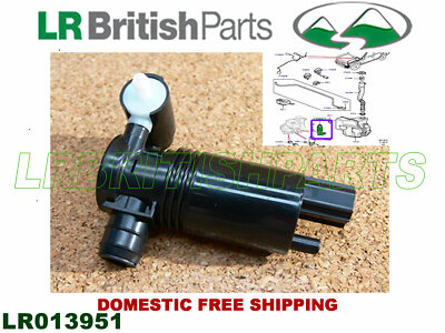 LAND ROVER WINDSHIELD WASHER MOTOR AND PUMP RANGE ROVER SPORT LR4 ...