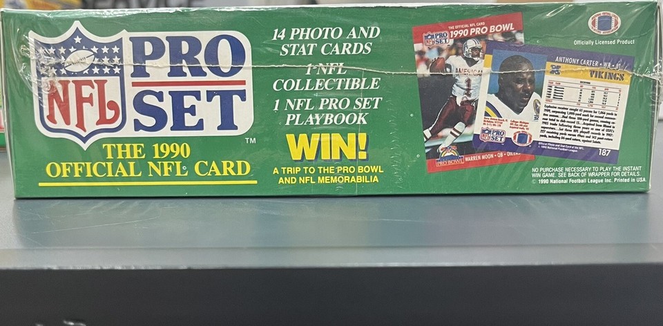 The 1990 Official NFL Pro-Set Cards | eBay