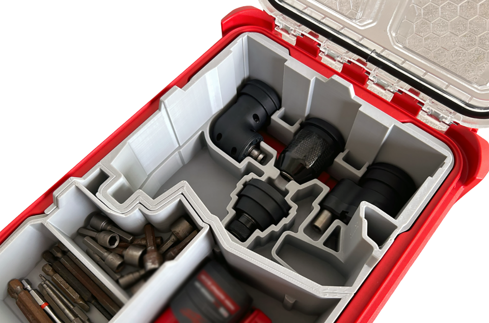 Milwaukee M12 Install Driver Packout Compact Insert Organizer Tray Tool ...
