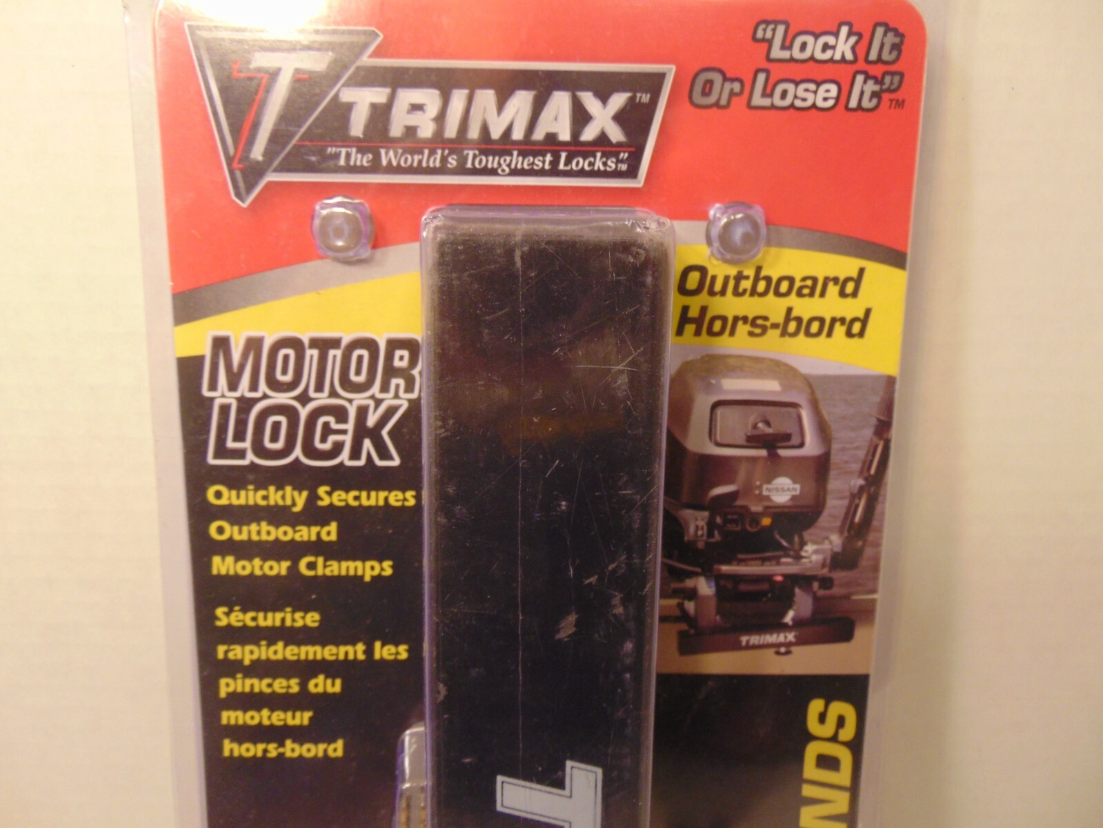 Trimax Outboard Motor Lock Maximum Security Quick Release/Install ...