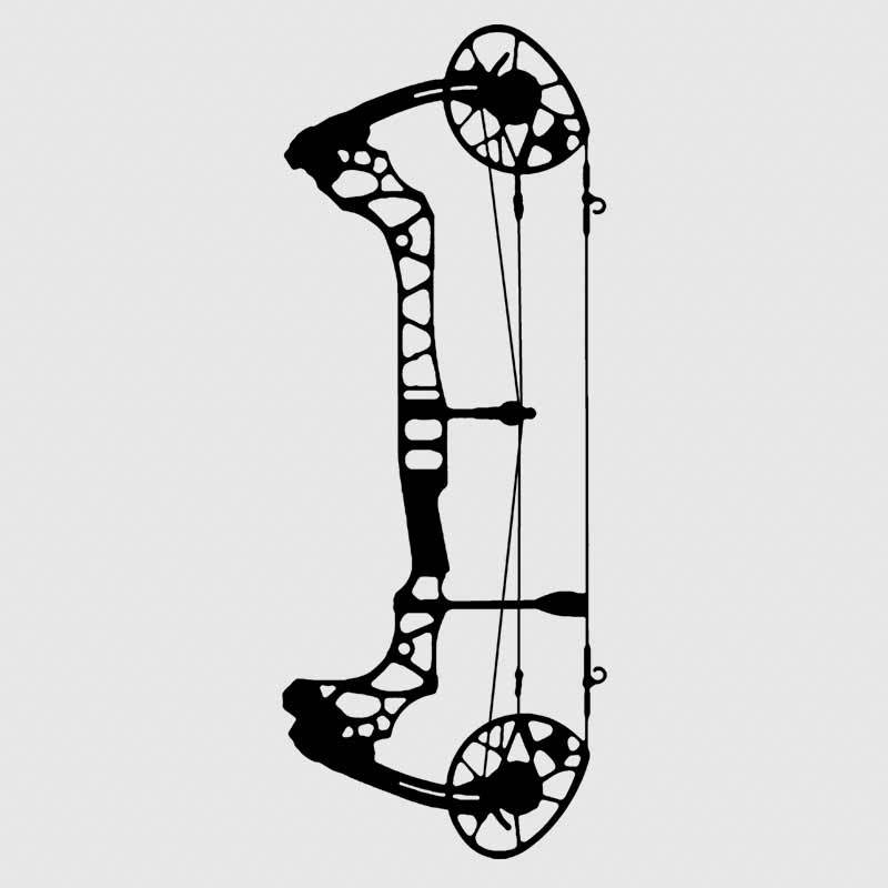 Archery Hunting Bow Decal Whitetail Deer Sticker for Mathews Triax | eBay