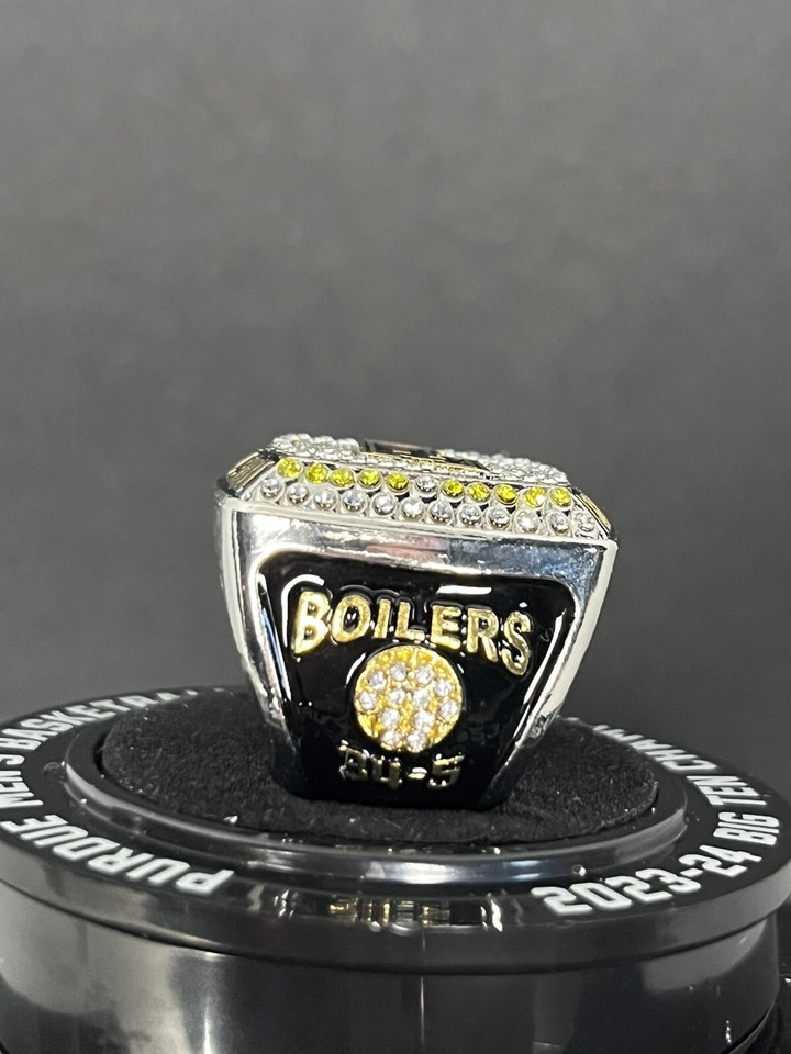 2023-24 Purdue Boilermakers Basketball Big Ten Championship Ring ...
