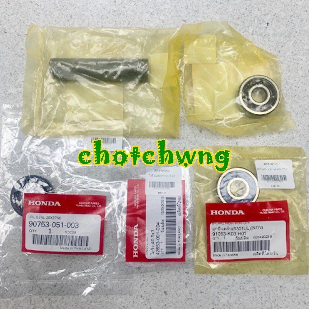 Bearing Set Boot Seal For Rear Hub Honda CT125 (genuine) Motorcycle ...