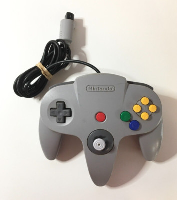 Nintendo 64 N64 Gray Controller [NUS-005] OEM Authentic - Tested - US ...