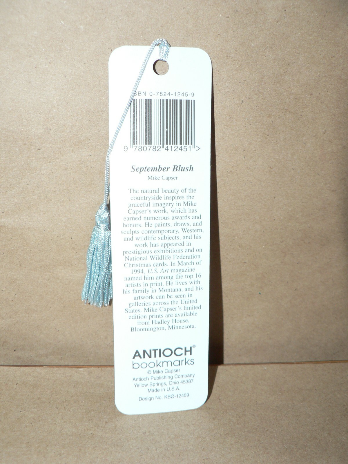 Mike Casper Bookmark CHOICE Plastic tassel Covered Bridge Geese ...