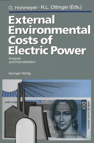 External Environmental Costs of Electric Power : Analysis and ...