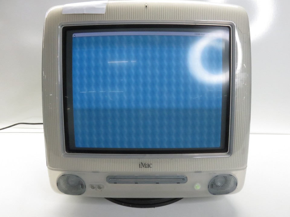 Apple M5521 iMac G3 Graphite PPC G3 500MHz 256MB Ram 28GB HDD Mac OS 9. ...