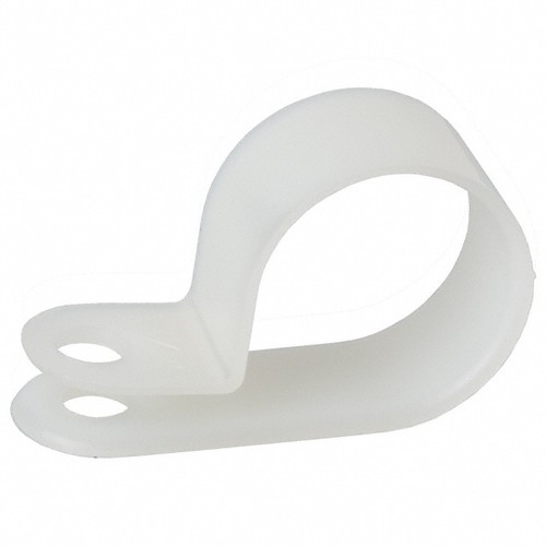 White Nylon P-Clips Assorted Sizes 4.8mm - 28mm | eBay
