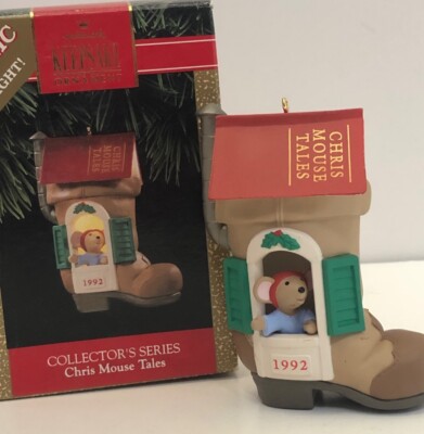 Hallmark Keepsake 1992 “Chris Mouse Tales” 8th in Chris Mouse Series ...