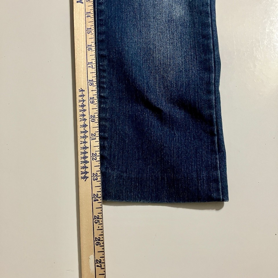 Nine West Jeans Women's 6 Dark Wash Denim Mid Rise Rosemary Straight ...