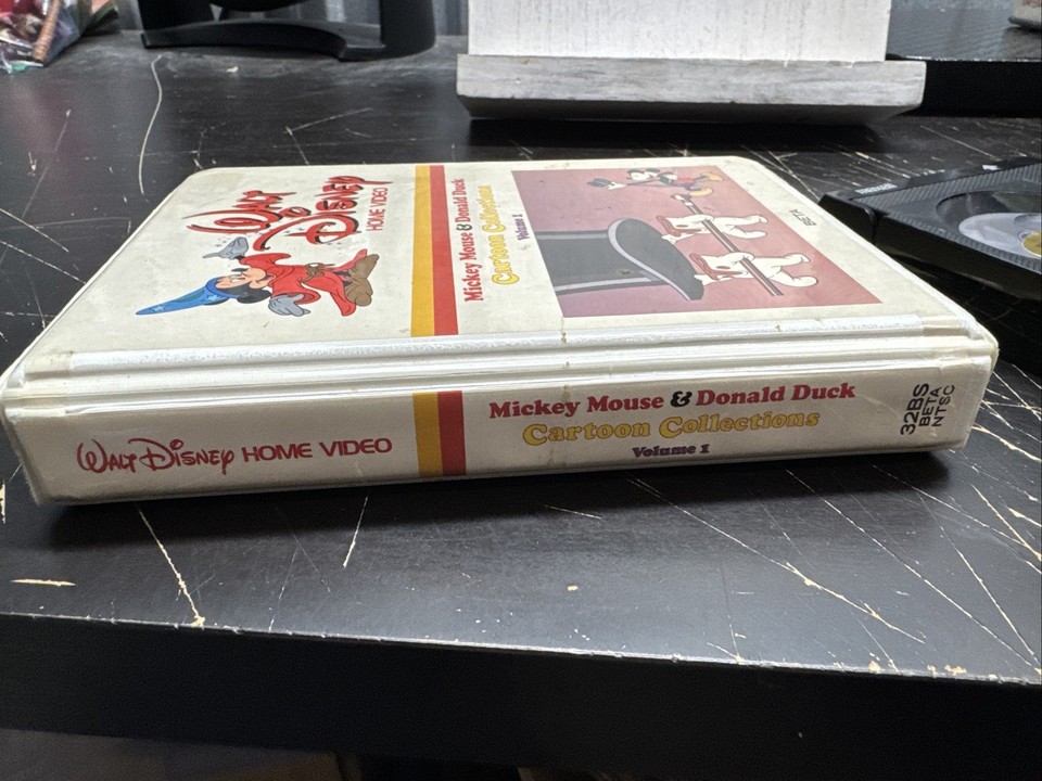 Disney Mickey Mouse & Donald Duck Cartoon Classic Vol 1 Betamax ...