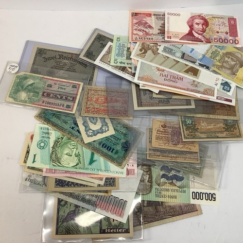 50 Notes Lot of Foreign Banknotes World Paper Money Currency More | eBay