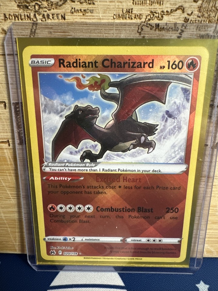 Pokémon TCG Radiant Charizard Crown Zenith 020/159 Holo Radiant Rare | eBay