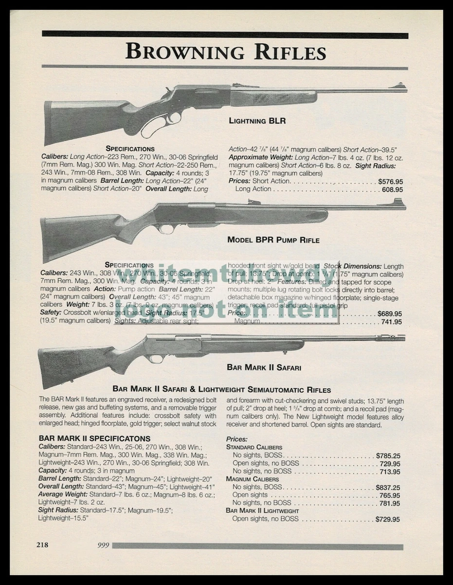 Browning Bar Safari