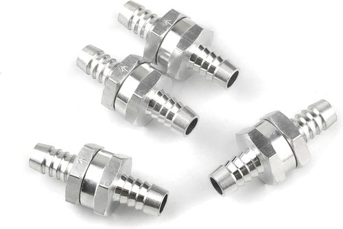 4x 10mm 3/8" Fuel Line Non-Return One Way Air Fuel Oil Check Valve ...