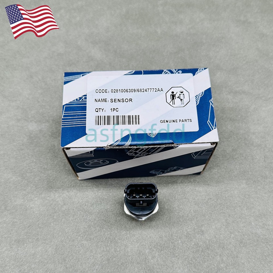 New Fuel Pressure Sensor 68247772AA For Ram 1500 14-21 Jeep Grand ...