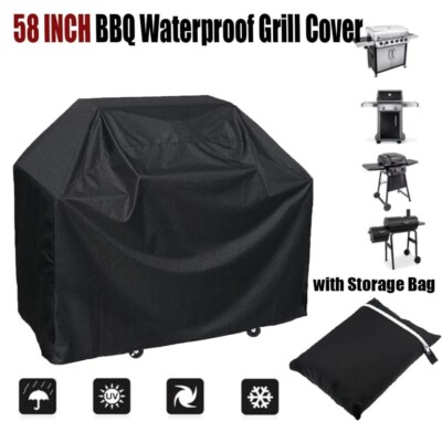 58 Inch BBQ Gas Grill Cover Barbecue Waterproof Outdoor Fire Pit UV ...