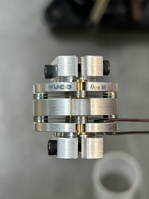 HUCO FLEX M METRIC WAFER SPRING COUPLING 6MM BORE ON BOTH ENDS WITH ...