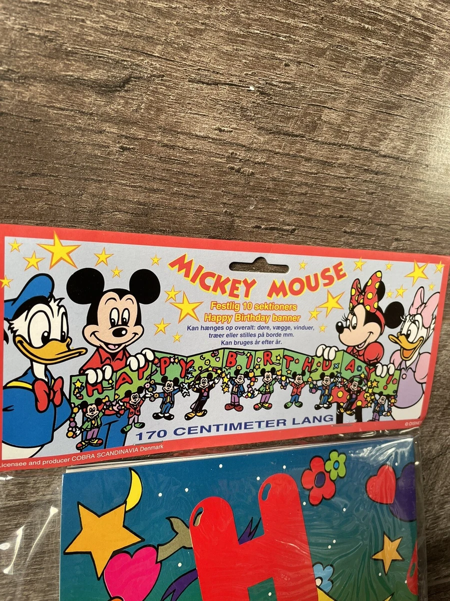 Mickey Mouse Birthday Banner