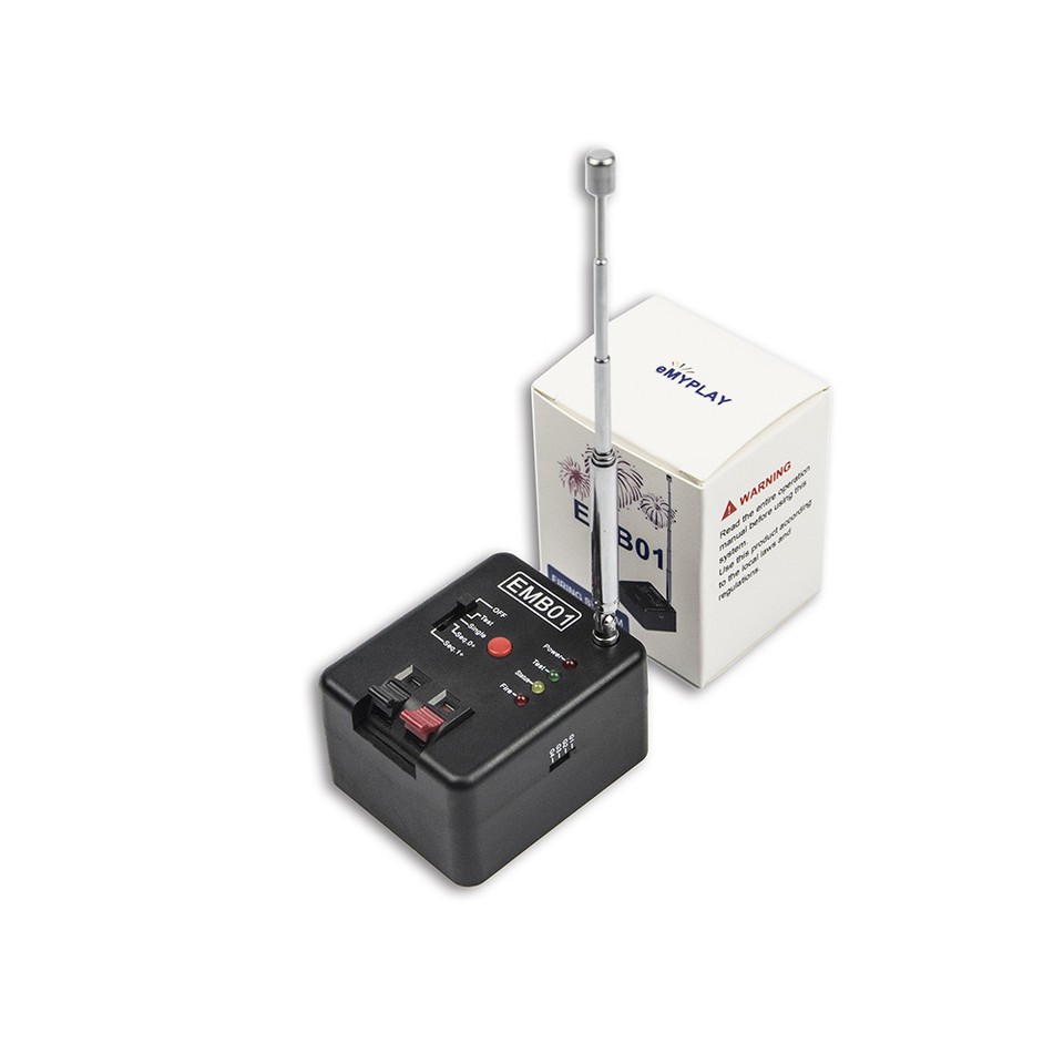 4 Cue Remote Wireless Fireworks Firing System Igniter Stage equipment ...