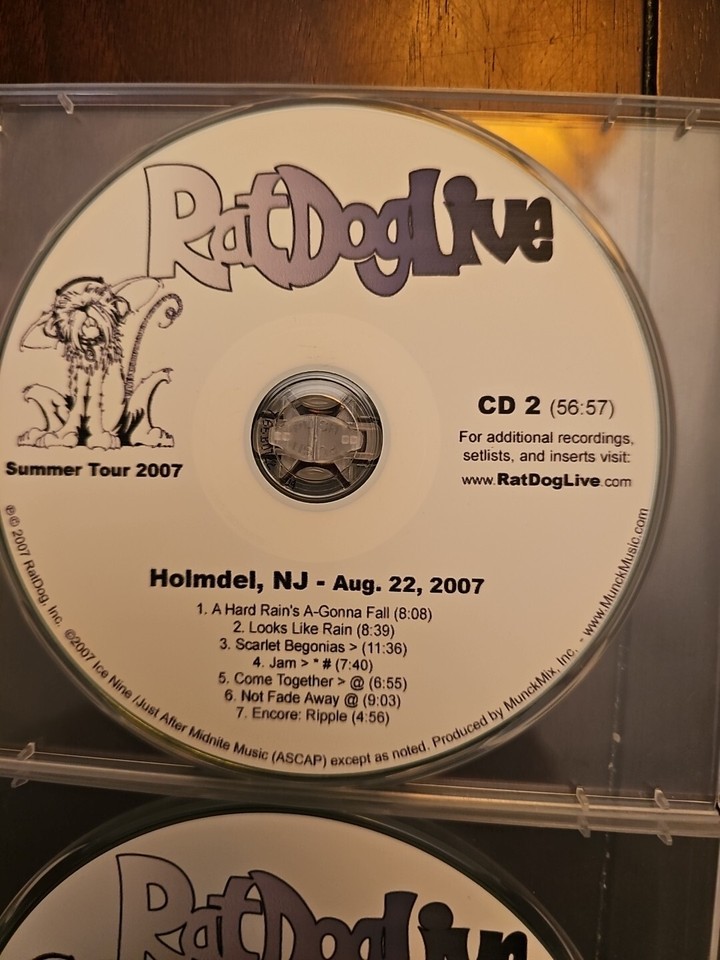 RatDog Live NJ & NY , 8/21 & 22/2007, 2 CD Se Bob Weir, Grateful Dead | eBay