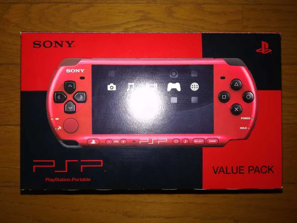 Psp 3000 Red Black