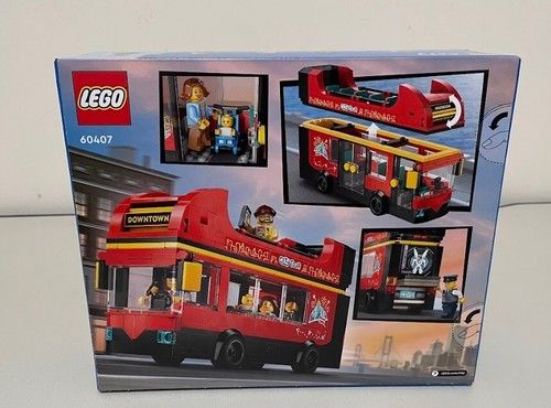 LEGO City Red Double-Decker Sightseeing Bus 60407 Building Toy Set New ...