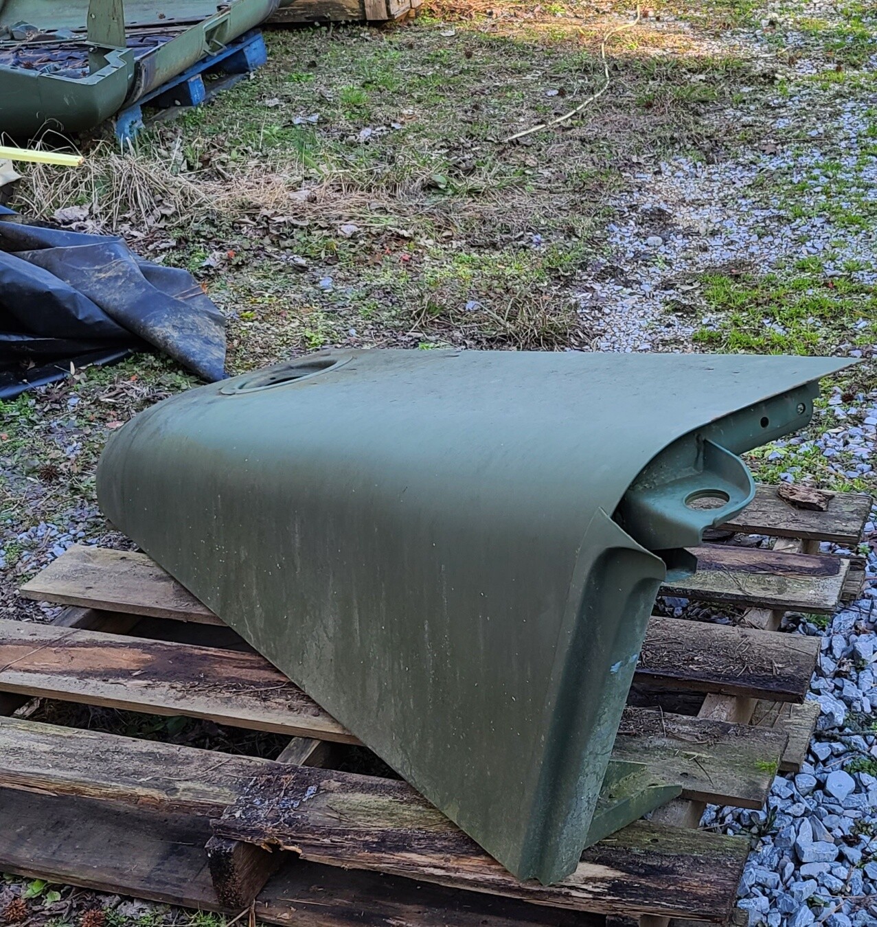 HMMWV HUMVEE MILITARY SPONSON NOS NEVER MOUNTED SLANTBACK TURRET ...