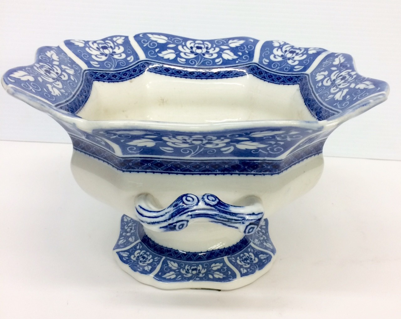 Whieldon Ware F. Winkle & Co Ltd "Antique " Porcelain Pedestal Bowl ...