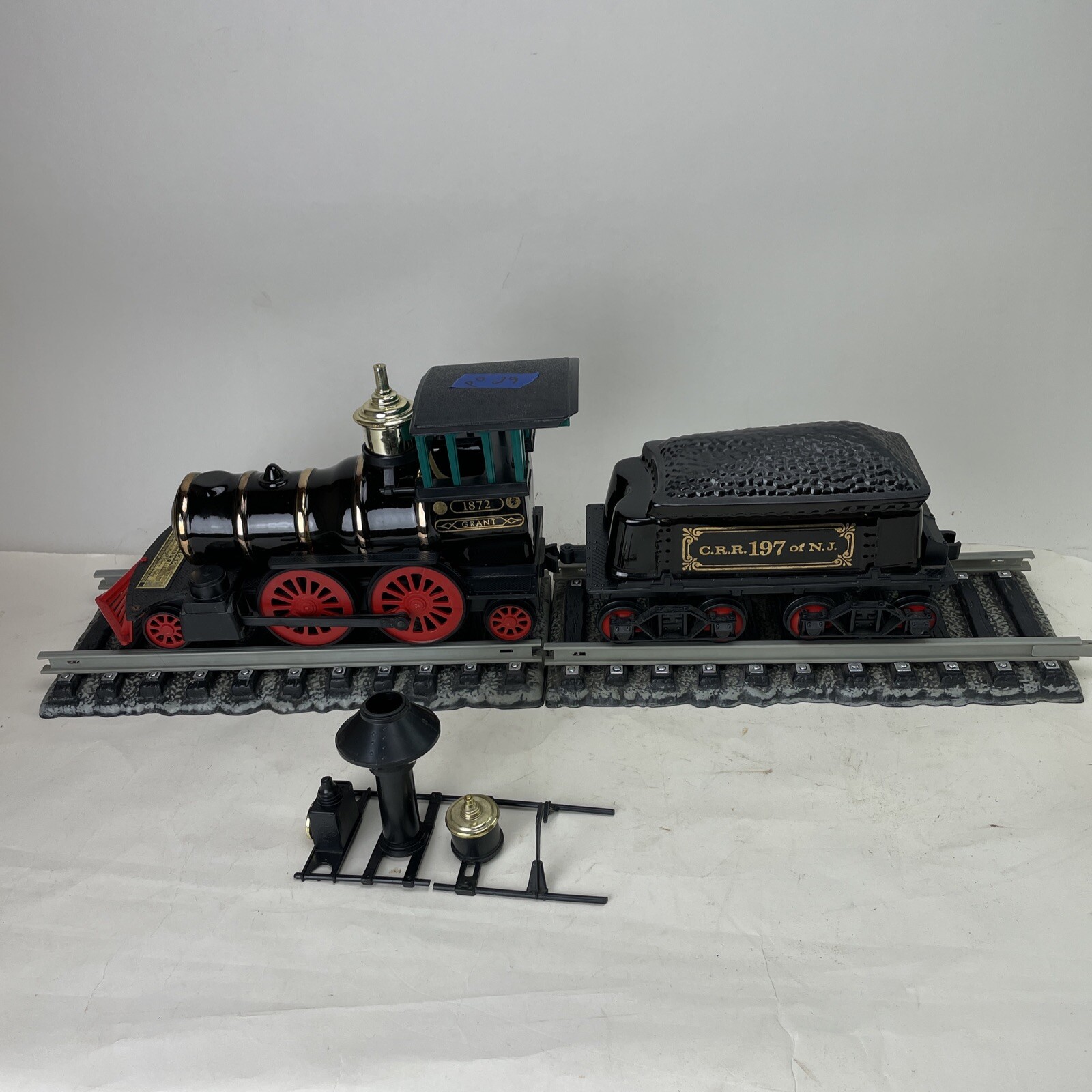 Jim Beam Train Decanter 1872 Grant Locomotive EMPTY with Tender & 2 ...