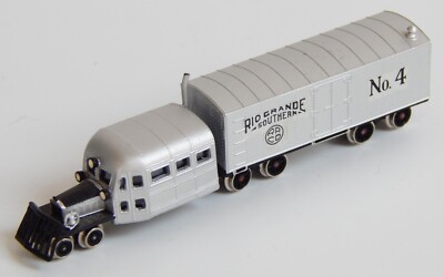 N-Scale (Nn3) BRASS Lok 14/Aspen Model DRG GALLOPING GOOSE, excellent ...