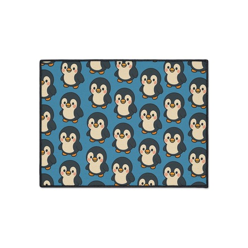 Cute Penguin, Duty Floor Mat, Entry Decor, Kitchen Rug, Animal Lover ...