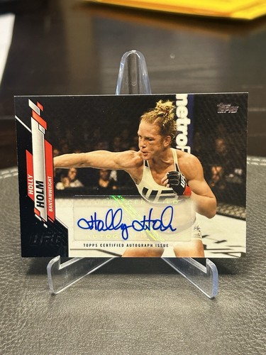 2020 Topps UFC - UFC Athlete Autographs Red #UFCA-HH Holly Holm /8 (AU ...