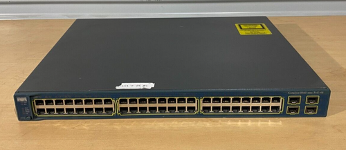 Cisco Catalyst 3560 Series POE-48 WS-C3560-48PS-E 48-Port Ethernet ...
