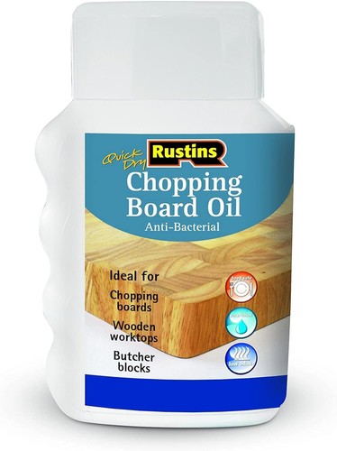 Anti-Bacterial Chopping Board Oil Rustins 250ml Butchers Block and ...