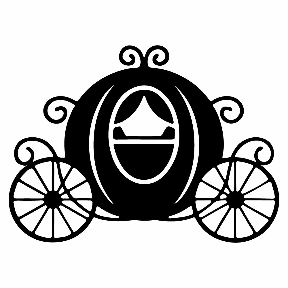 Cinderella Carriage Wall Decal