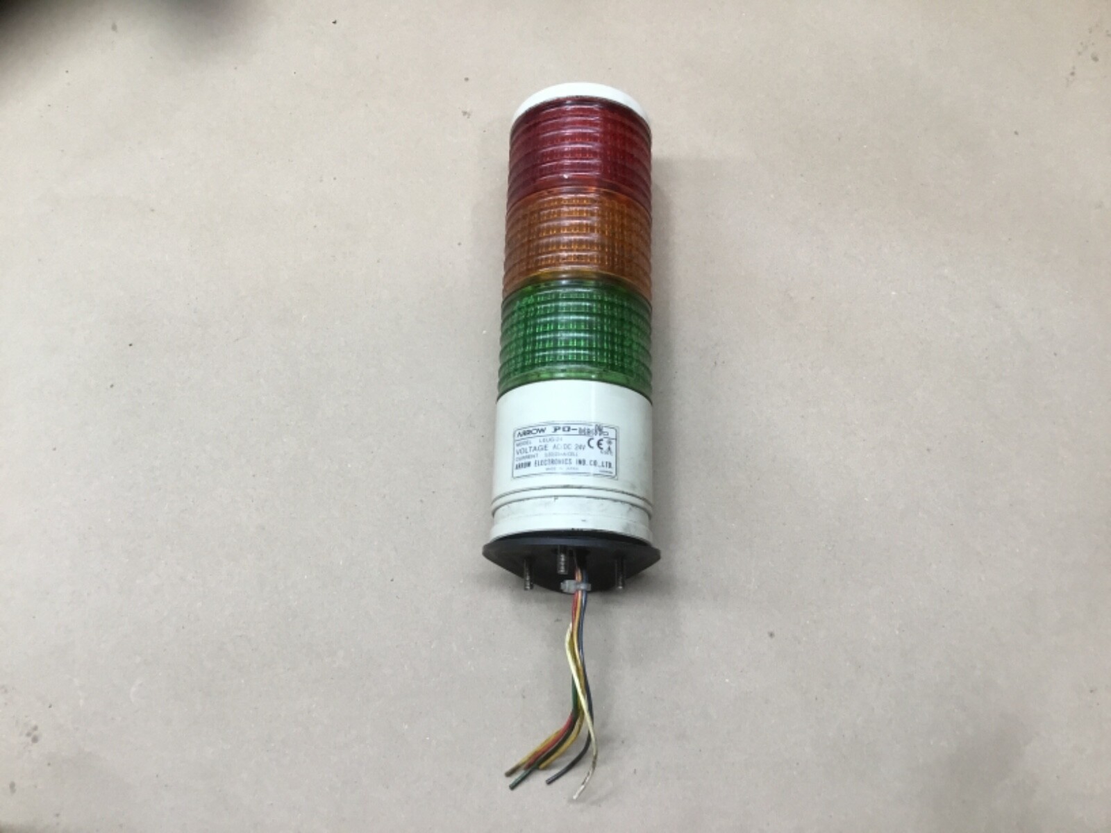 Arrow LEUG-24 Light Signal Tower Red Amber Green Stack Light #71D17 | eBay