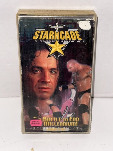 WCW Starrcade '99 Pro Wrestling VHS Tape Bret Hart Goldberg Benoit NWO ...