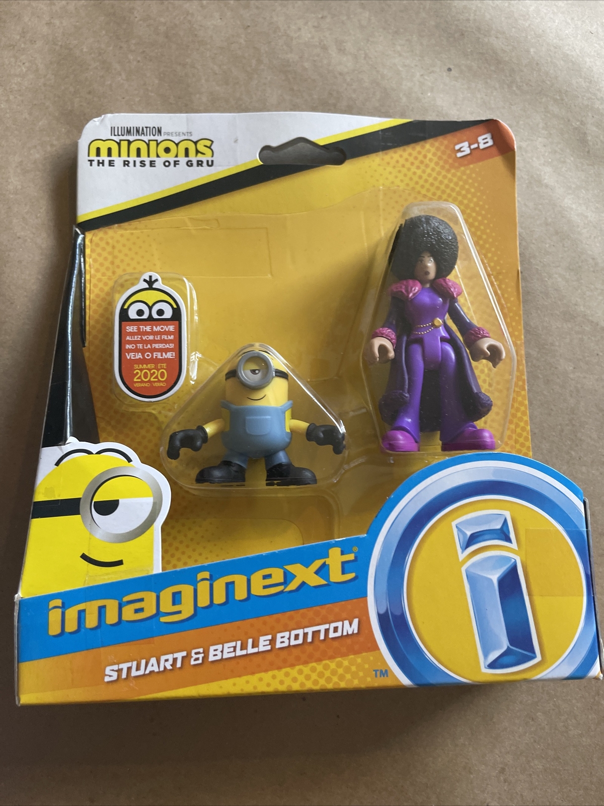 Imaginext Minions The Rise Of Gru Stuart Belle Bottom Despicable Me ...