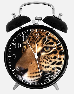 Leopard Jaguar Alarm Desk Clock 3.75" Home or Office Decor Y36 Nice For ...