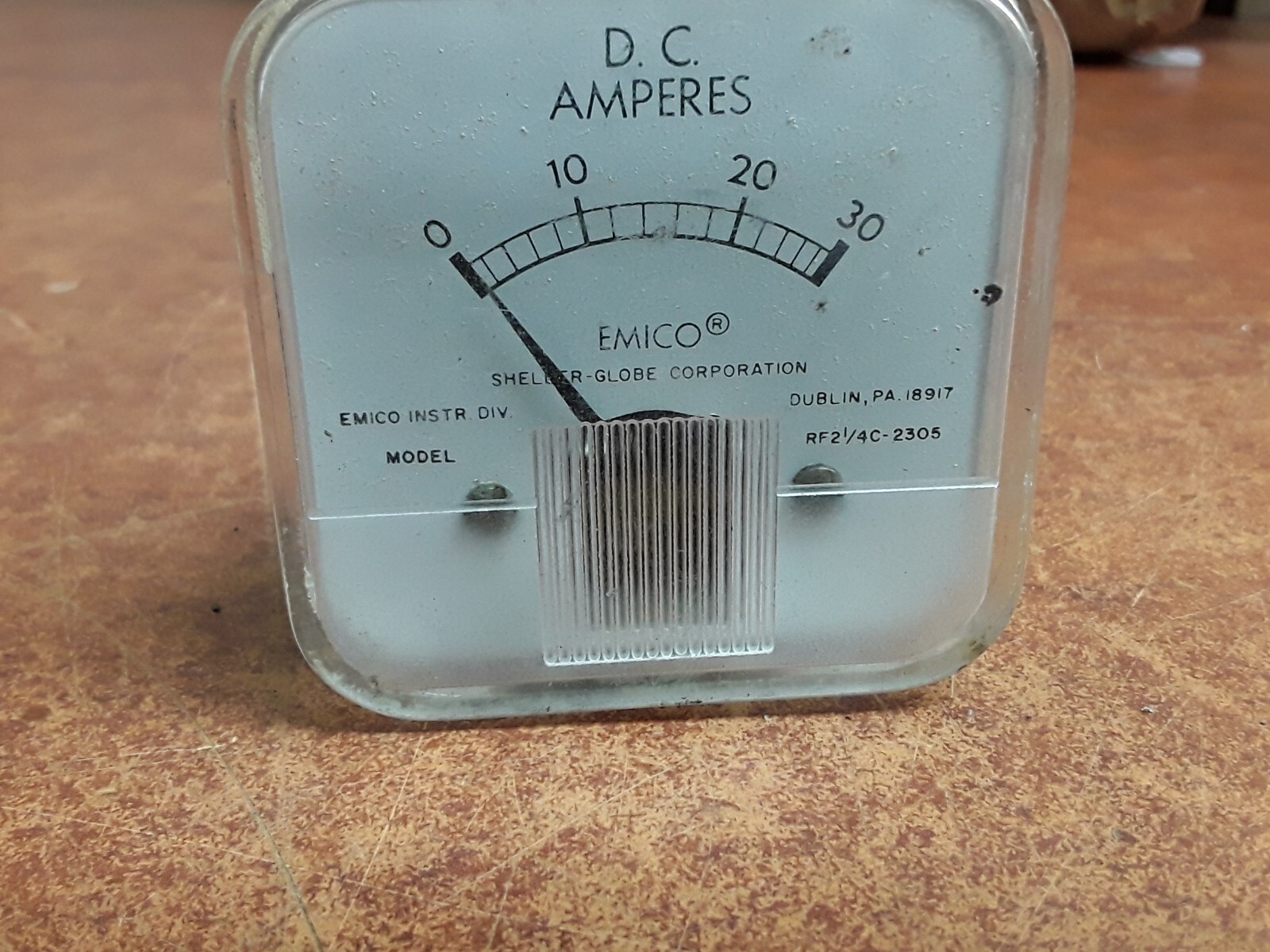 Emico DC Amperes Panel Meter Gauge RF21/4C-2305 (0-30amps) | eBay