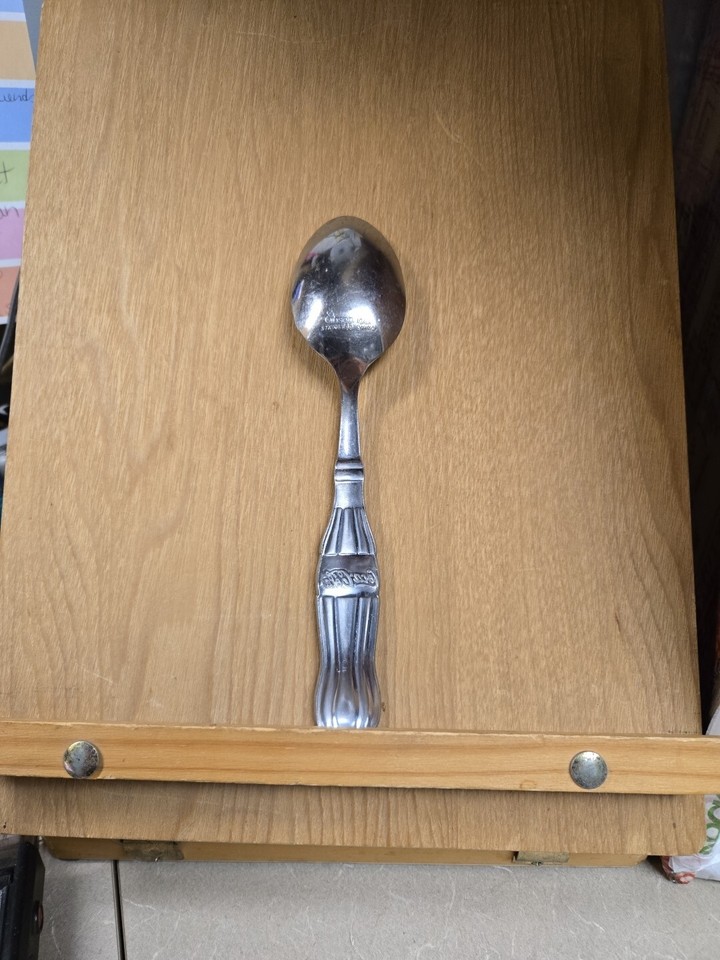 Gibson Coca-Cola Stainless Coke Bottle Handle Flatware SPOON Silverware ...